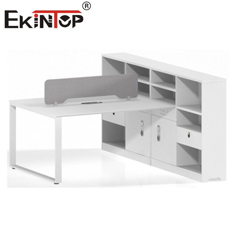 2-8 Person Office Partition Workstation System Furniture Rectangular Shape