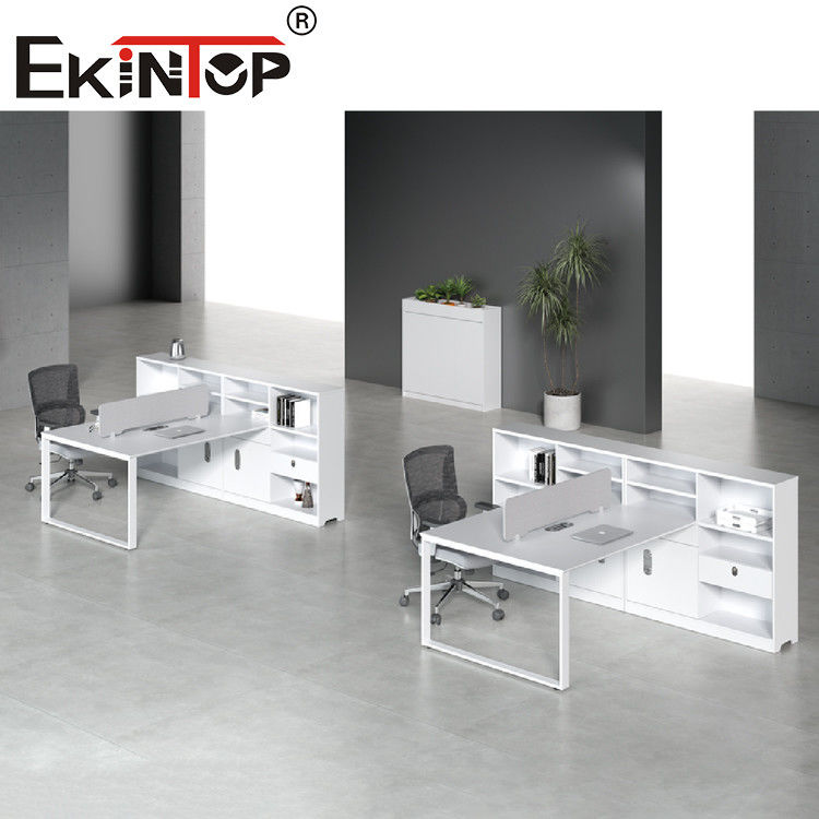 2-8 Person Office Partition Workstation System Furniture Rectangular Shape