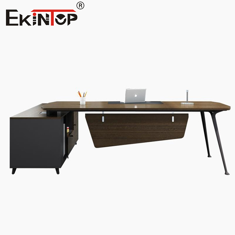 High-Quality Computer Table Office Desk With Storage Cabinet All Modern ...