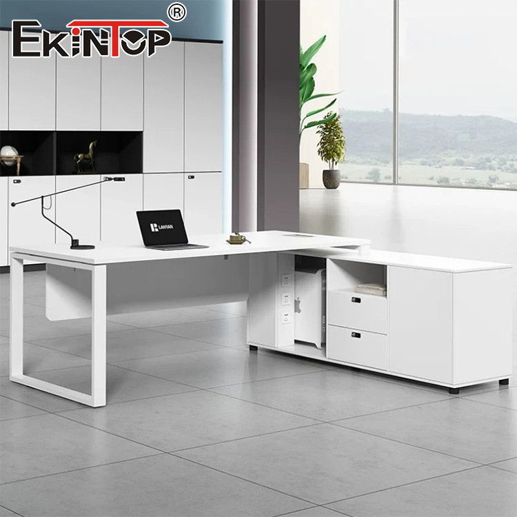 Low-Priced Modern Design L-Shaped Office Desk Samples All Modern Desk