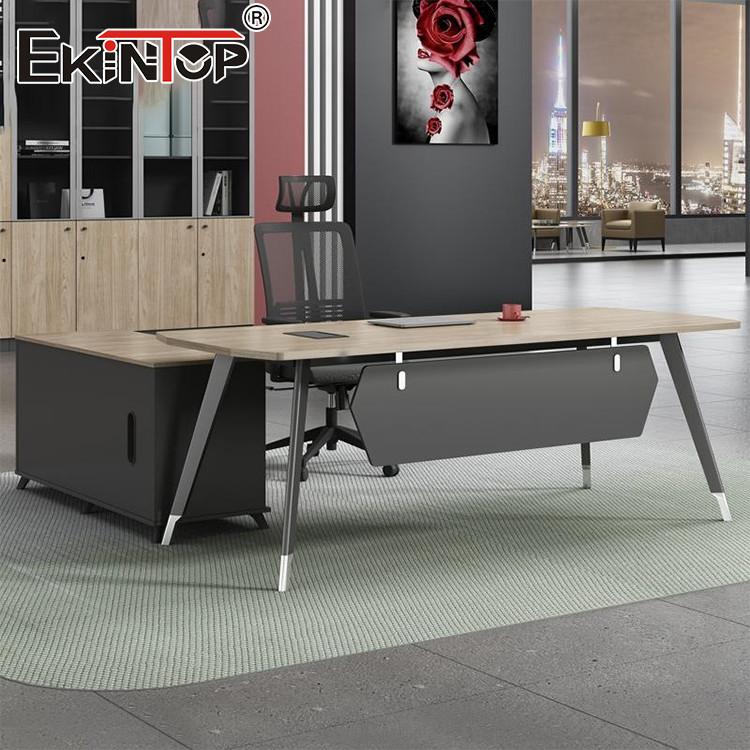 Discounted Modern Style Office Desk Sample Executive Desk with Drawers